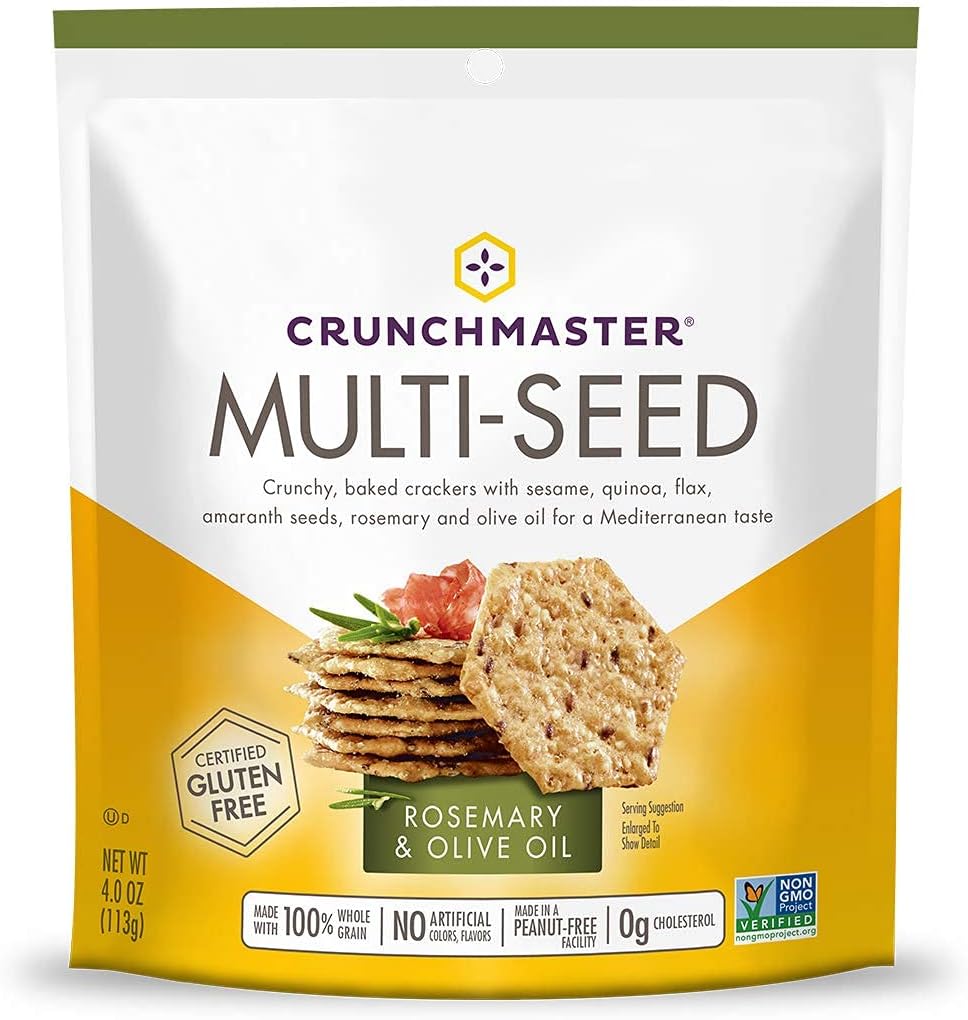 Amazon.com: Crunchmaster Multi-Seed Crackers, Original, 4 Ounce