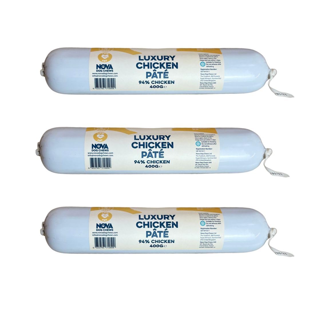 Paddock Farm - Dog Food Chicken Pate Tube Pack Of 3x 400g. Single ...
