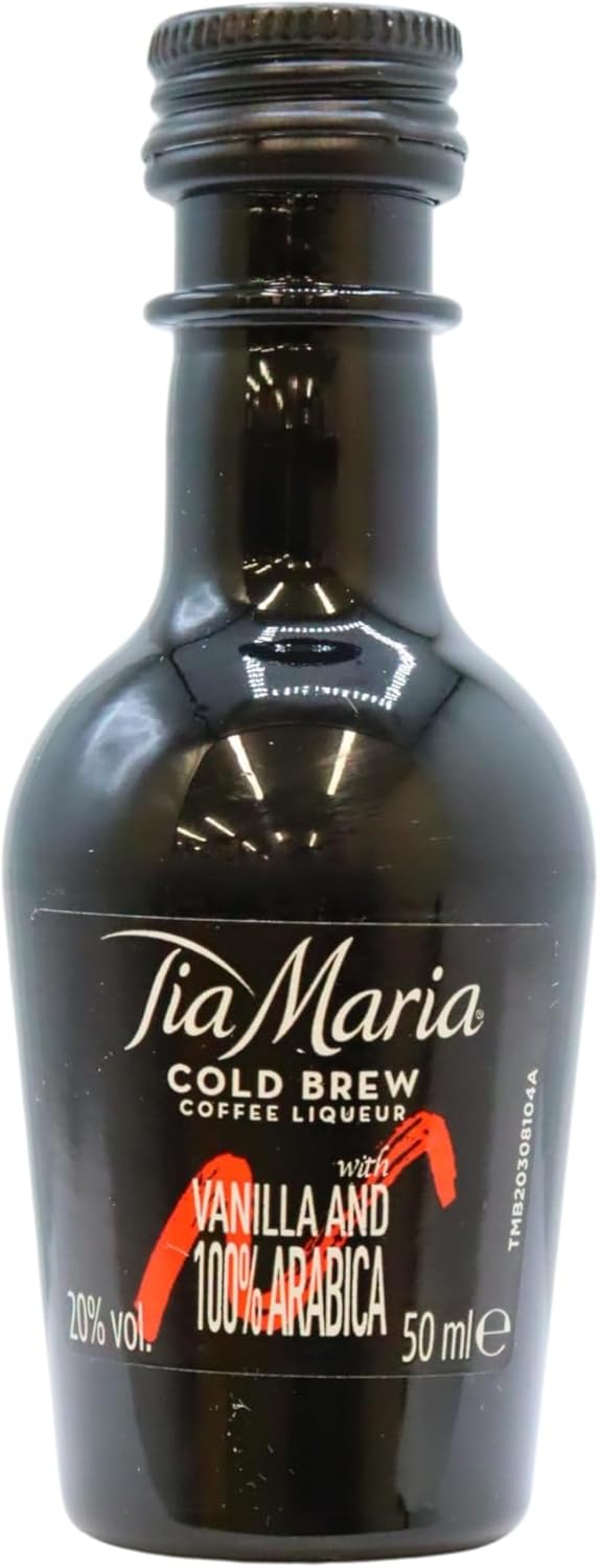 Tia Maria - Cold Brew Coffee Miniature - Liqueur 5cl 20% ABV : Amazon ...