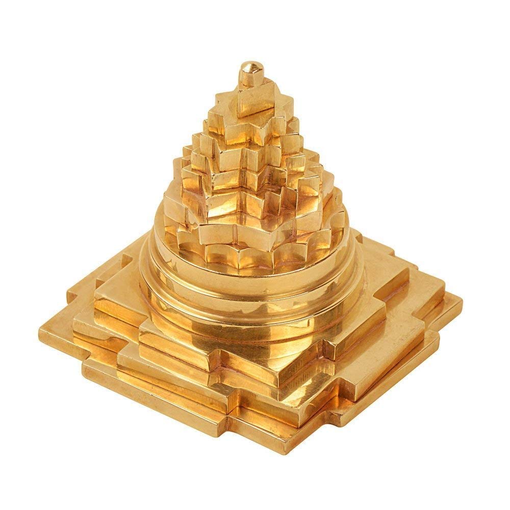 Buy Style Mania Rudraksham Creations Ashtadhatu Meru Shree Yantra for ...