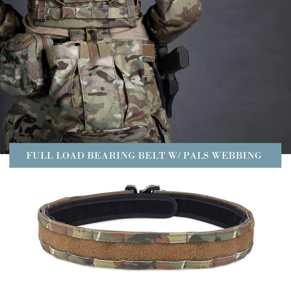 Tactical Molle Belt With Cobra Buckle Heavy Duty Law Enforcement EDC ...