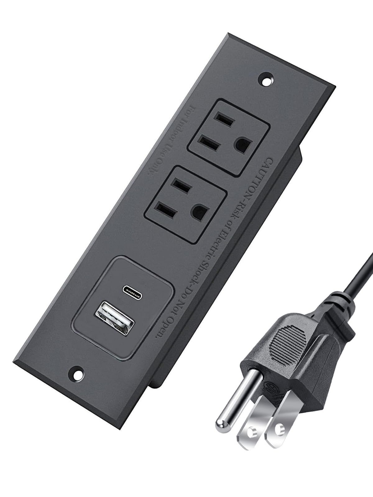 Amazon.com: QFP Recessed Power Strip with 20W USB C Port, Fast Charging ...