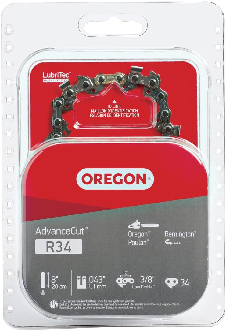 Amazon.com: 91PX033G / 91PJ033X Chainsaw Chain for Oregon Fits 8" S33 ...