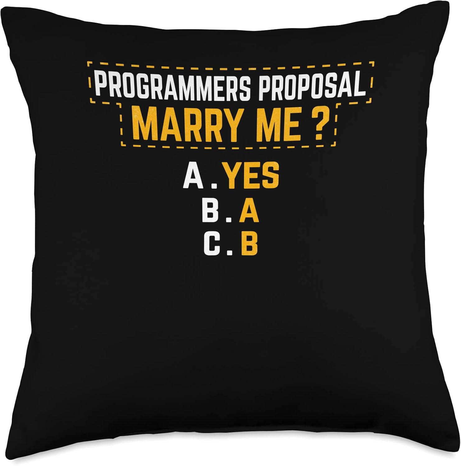 Amazon.com: Programmers Proposal Marry Me Yes A B Computer Programmers ...