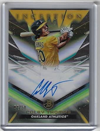 Amazon.com: Colby Thomas Serial Numbered #07/50 Gold Parallel Prospects ...