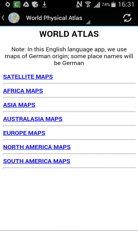 World Atlas - App on Amazon Appstore