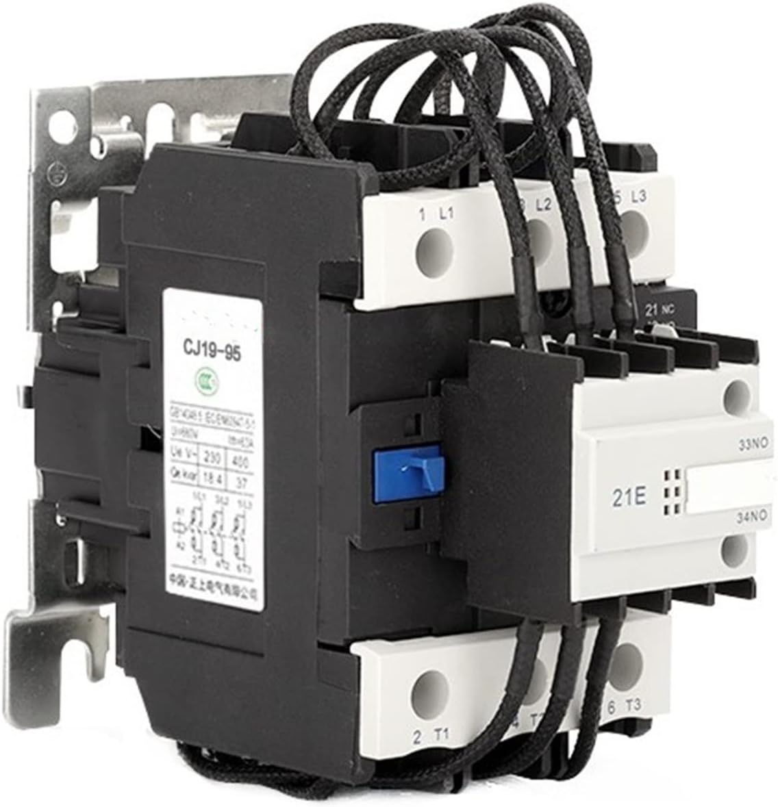 Amazon.com: Contactor CJ19-95/21 95A 50 KVAR Switch-Over Capacitor Order Contactors AC Capacitor ...