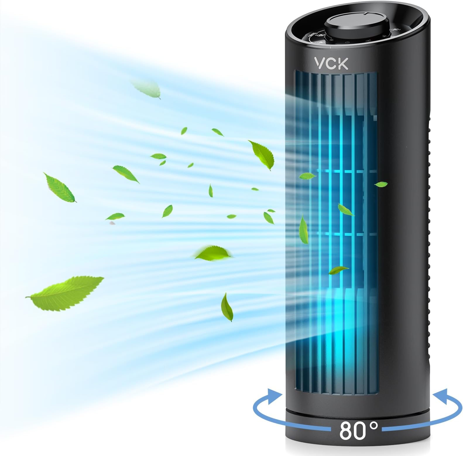 Amazon.com: SWEETFULL Desk Fan,10000mAh Battery Operated Tower Fan ...