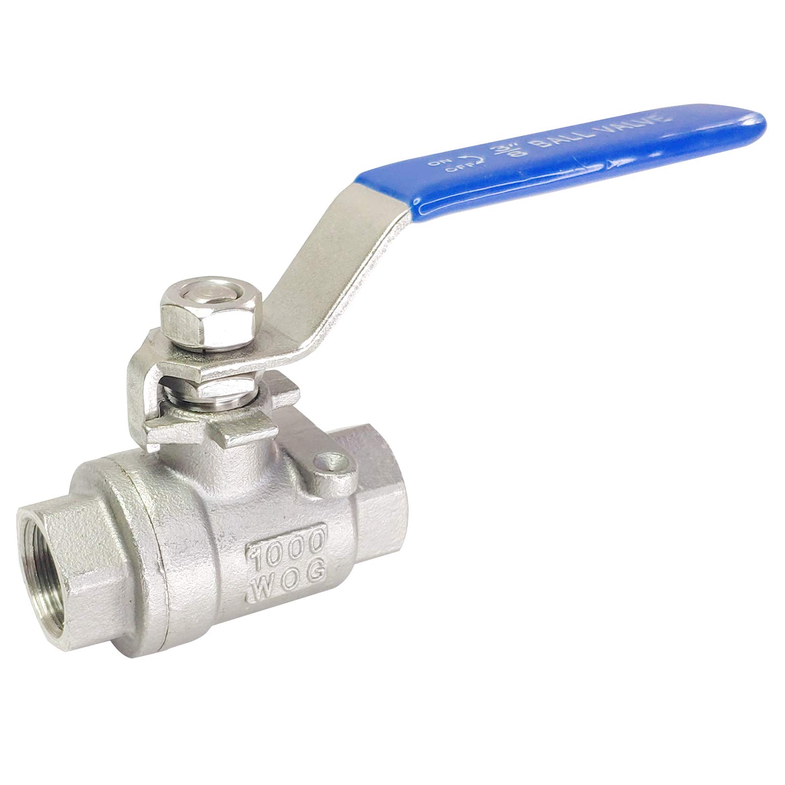 Snapklik.com : 3/8" Female Ball Valve NPT Thread 316 Stainless Steel ...