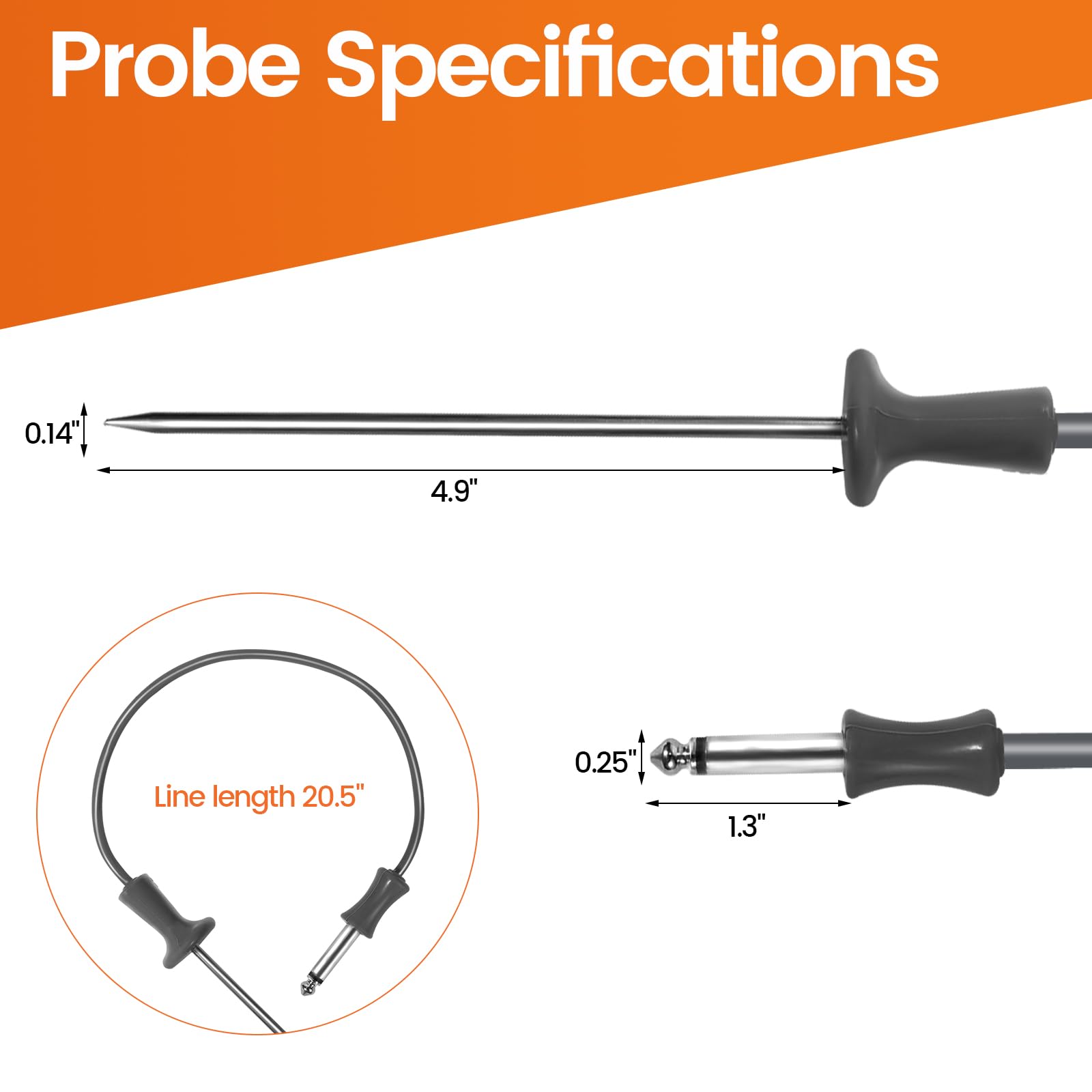 Snapklik.com : WB20T10024 For GE Oven Probe Wb20t10024 GE Oven Meat ...