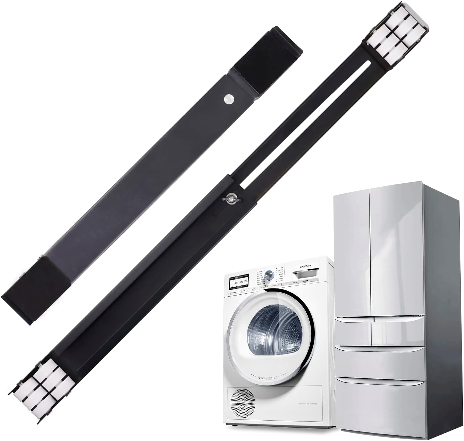 Movejet Washing Machine Wheels Base Frame with Brakes Set of 2 ...