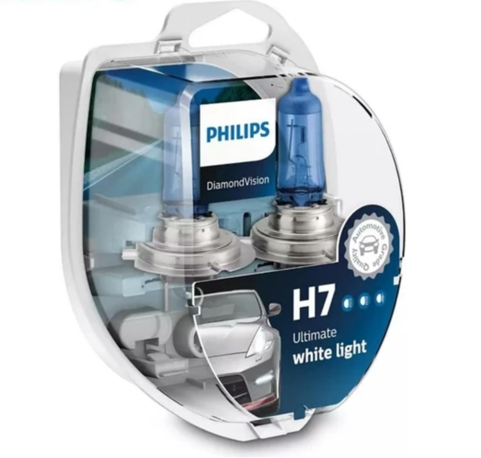 PHILIPS - Diamond Vision H7 Halogen HID Bulbs (Pair), Headlight Bulbs ...