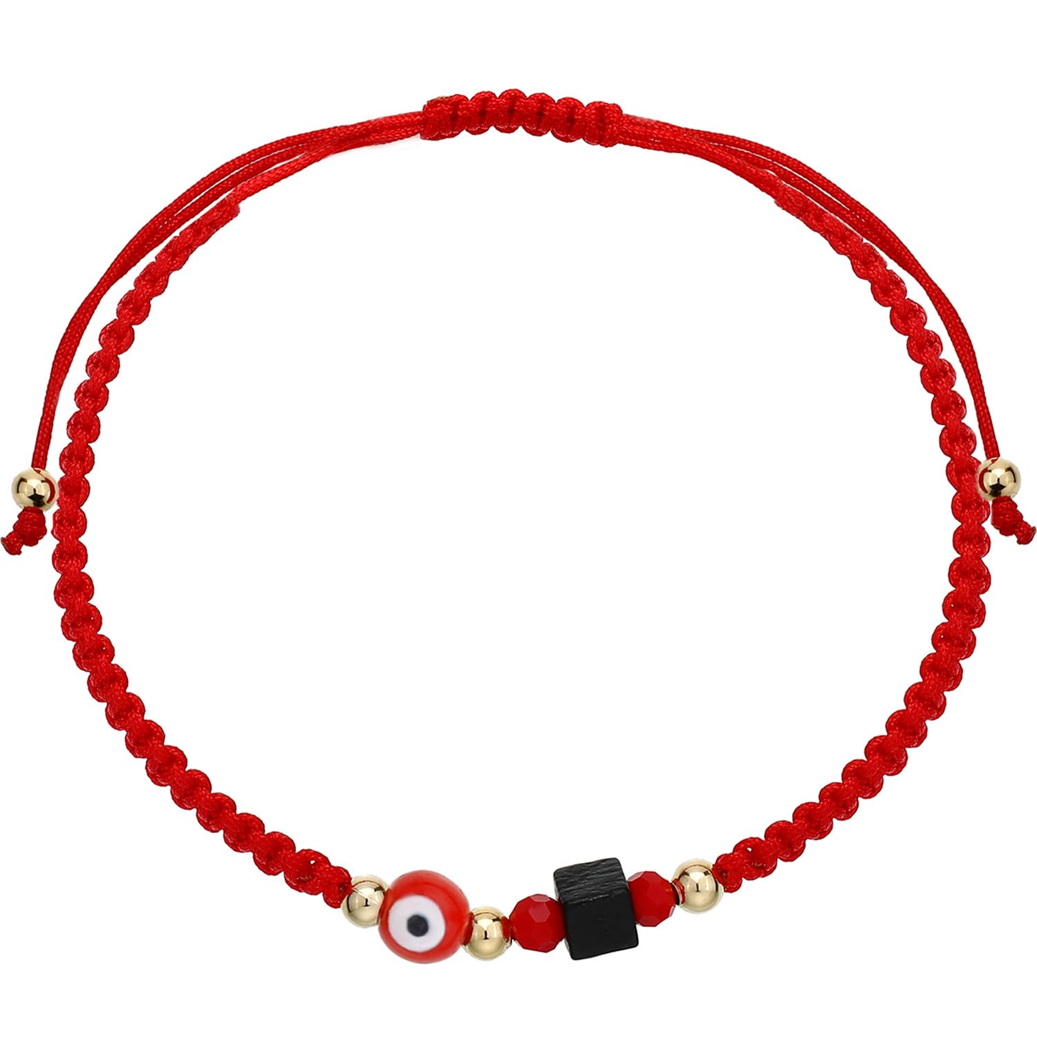 Amazon.com: Red String Bracelet for Protection, Azabache Evil Eye ...