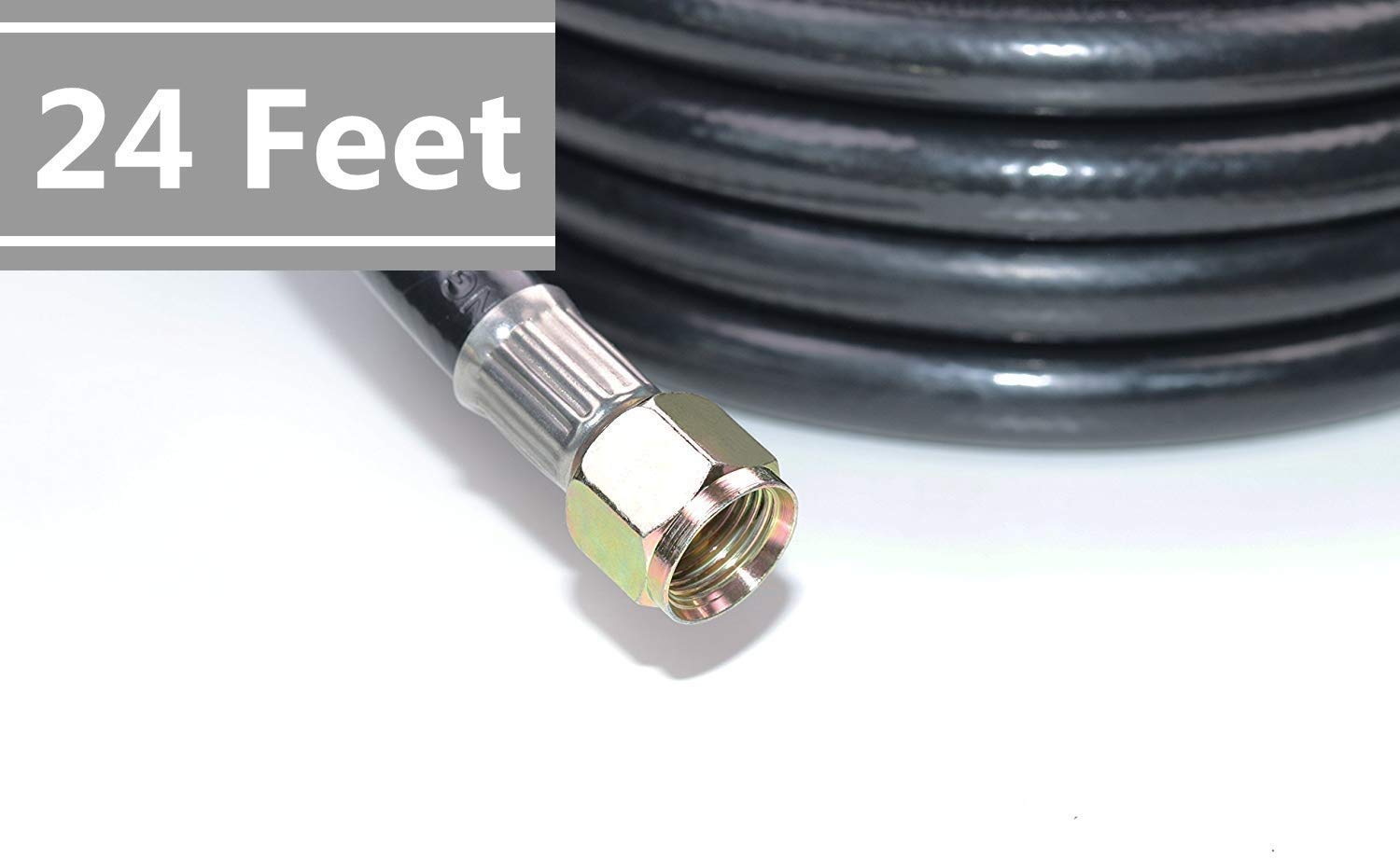 Snapklik.com : DOZYANT 24 FT Quick Connect Propane Hose For RV To Grill ...