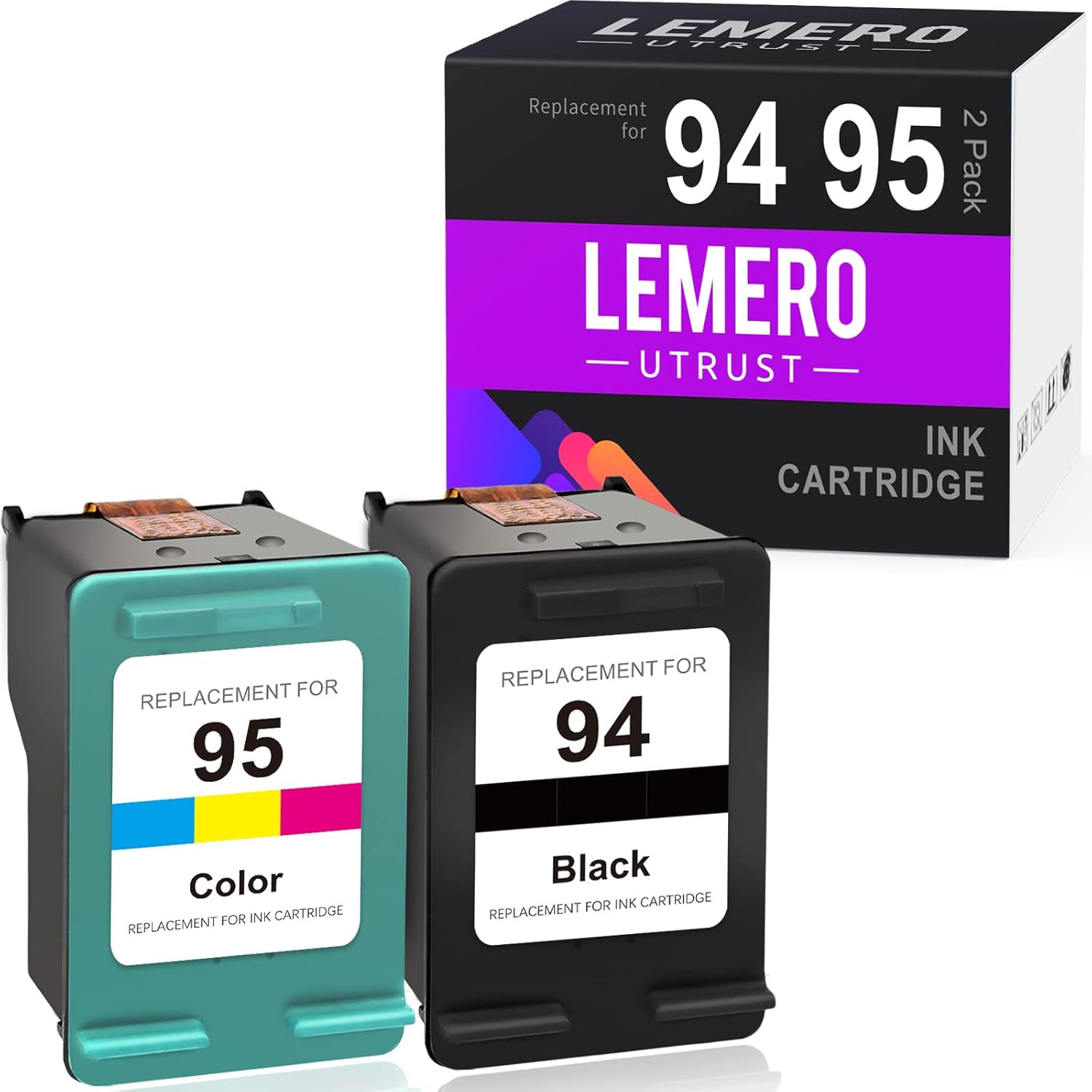Amazon.com: LEMEROUTRUST Remanufactured Ink Cartridge Replacement for ...
