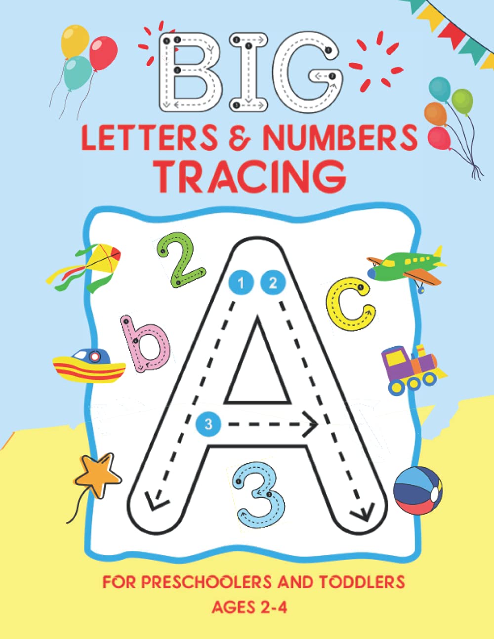Big Letter Tracing For Preschoolers And Toddlers Ages 2 4 | Desertcart GB