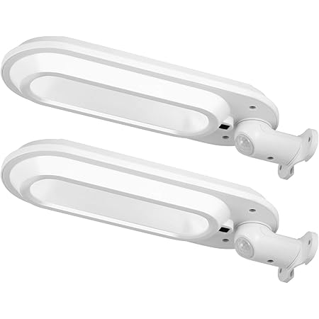 ivSunTEK Solar Motion Sensor Gutter Lights - Waterproof, Wireless, 18 ...