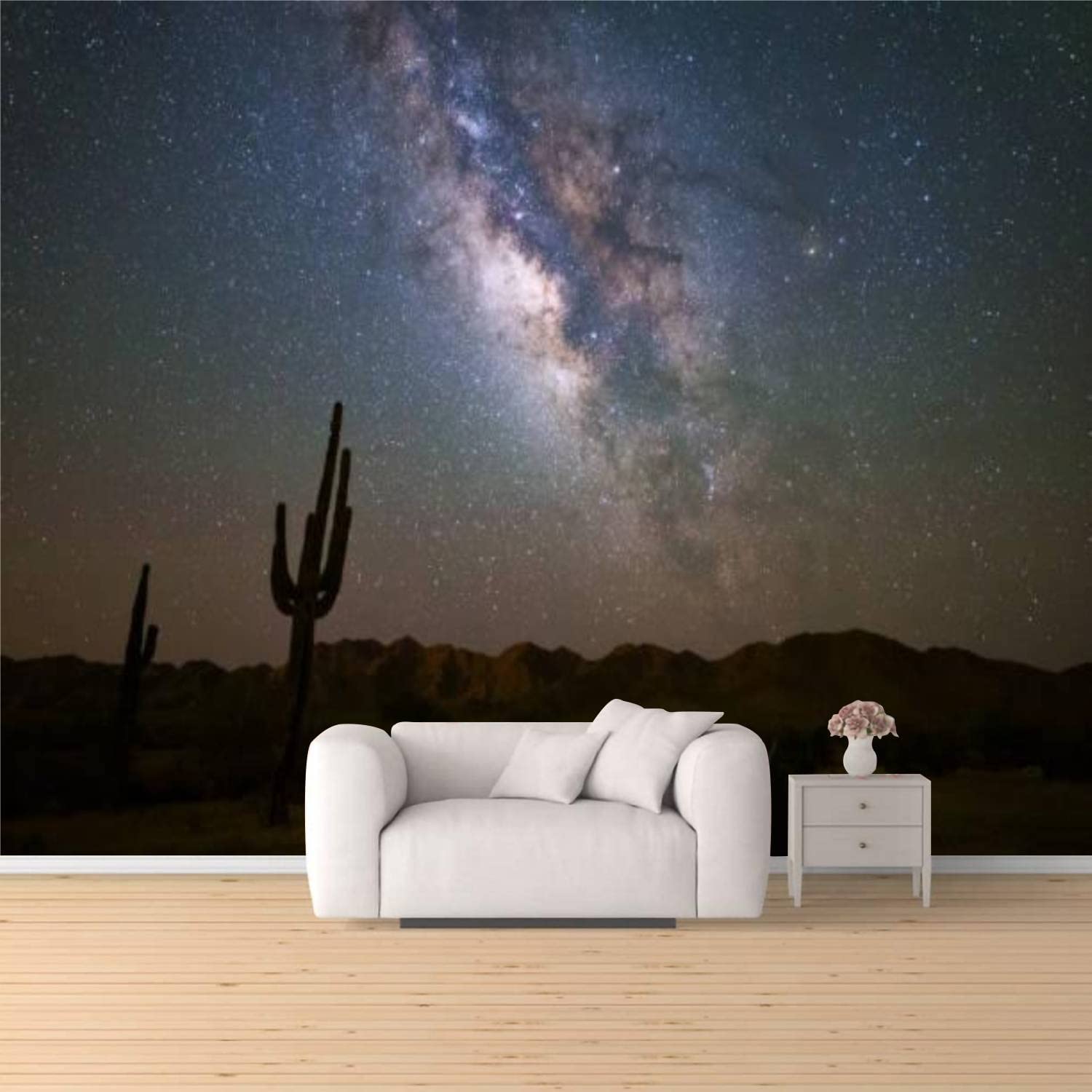 Galixy Arizona Desert Amazon.com: Milky Way And Night Sky Over The