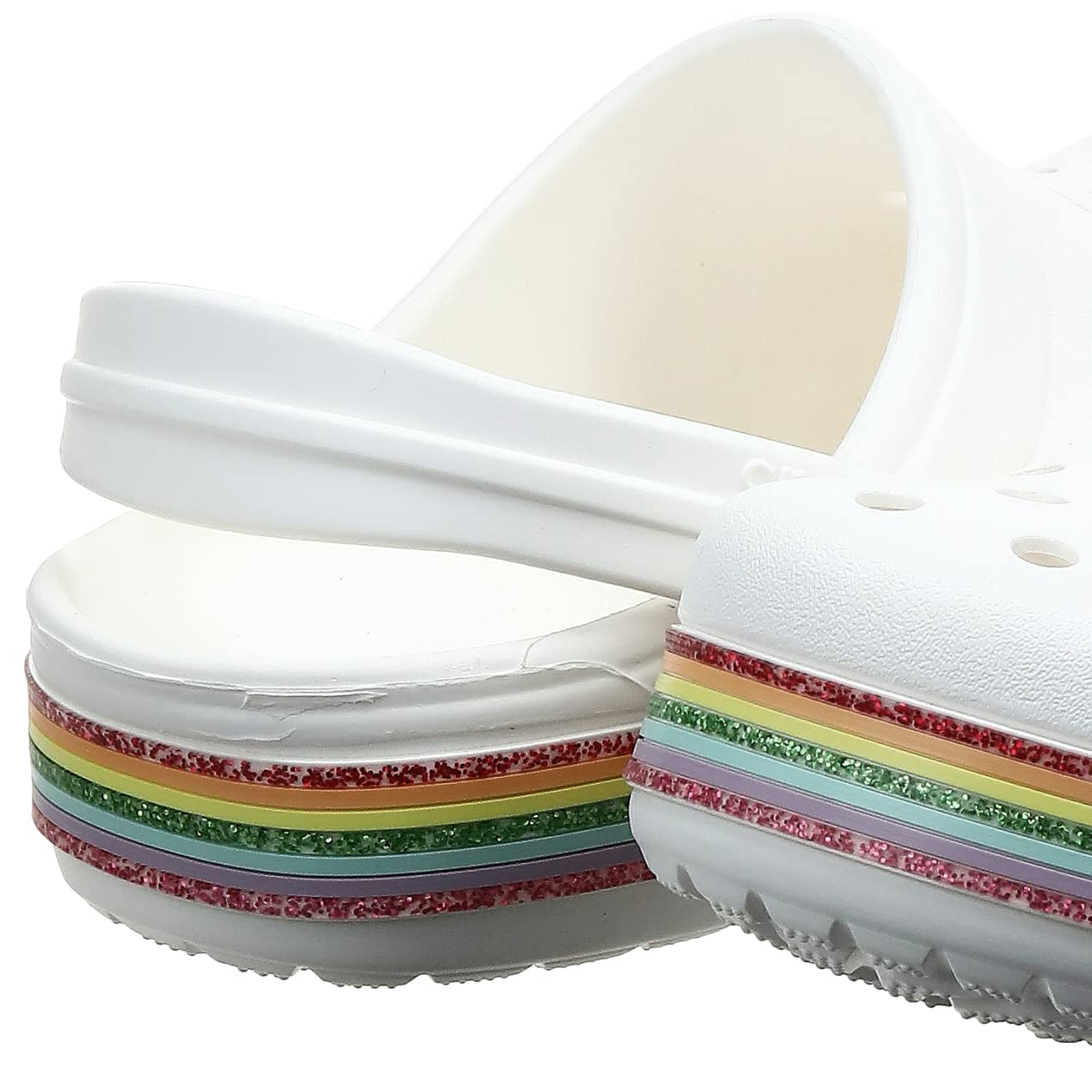 Crocs Kid's Crocband Rainbow Band Clogs: Buy Online in INDIA at desertcart