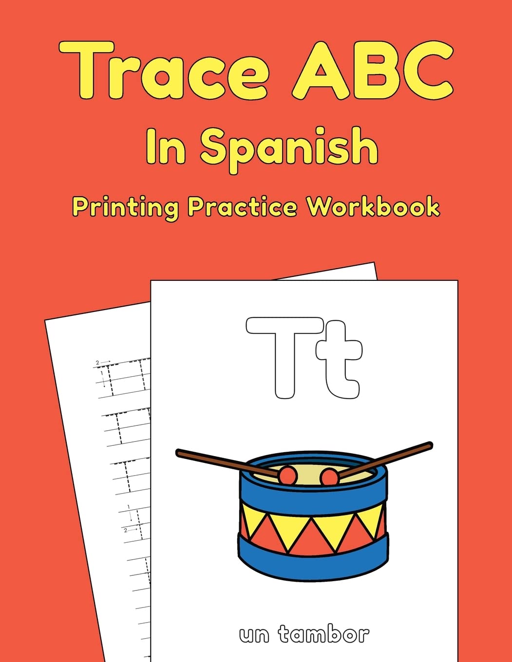 Trace ABC In Spanish: Printing Practice Workbook: Traceable Alphabet ...