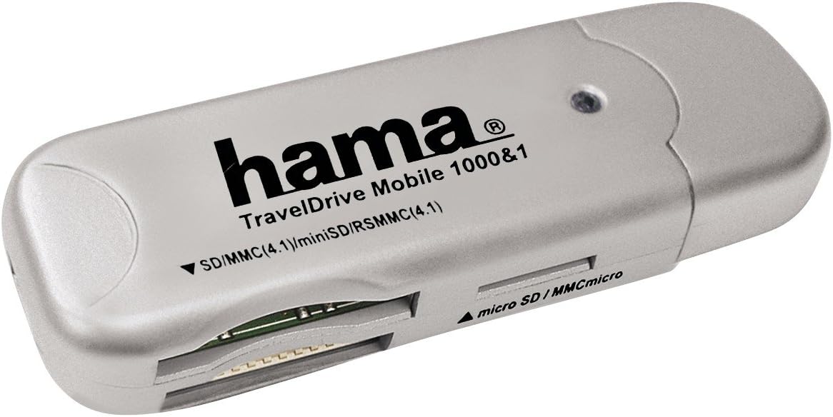 Hama TravelDrive Mobile 1000in1 Kartenlesegerät: Amazon.de: Computer ...