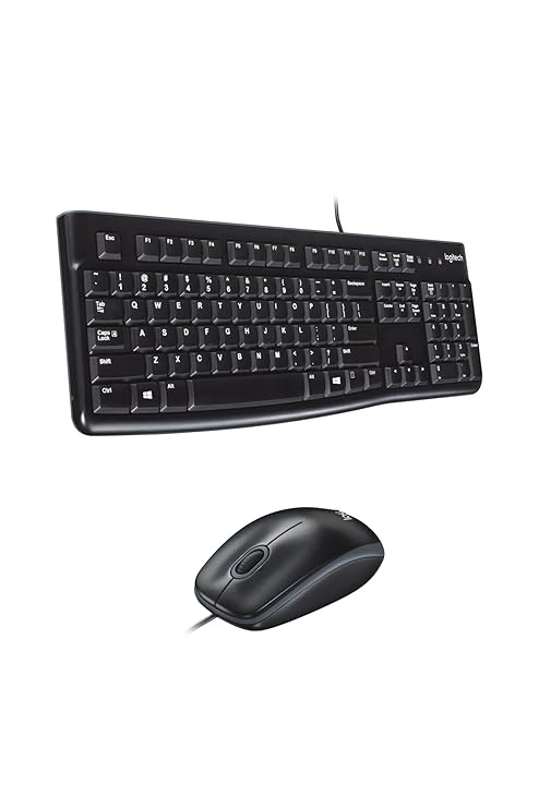 Amazon.in: Buy Logitech MK120 Wired USB Keyboard and Mouse Set for ...