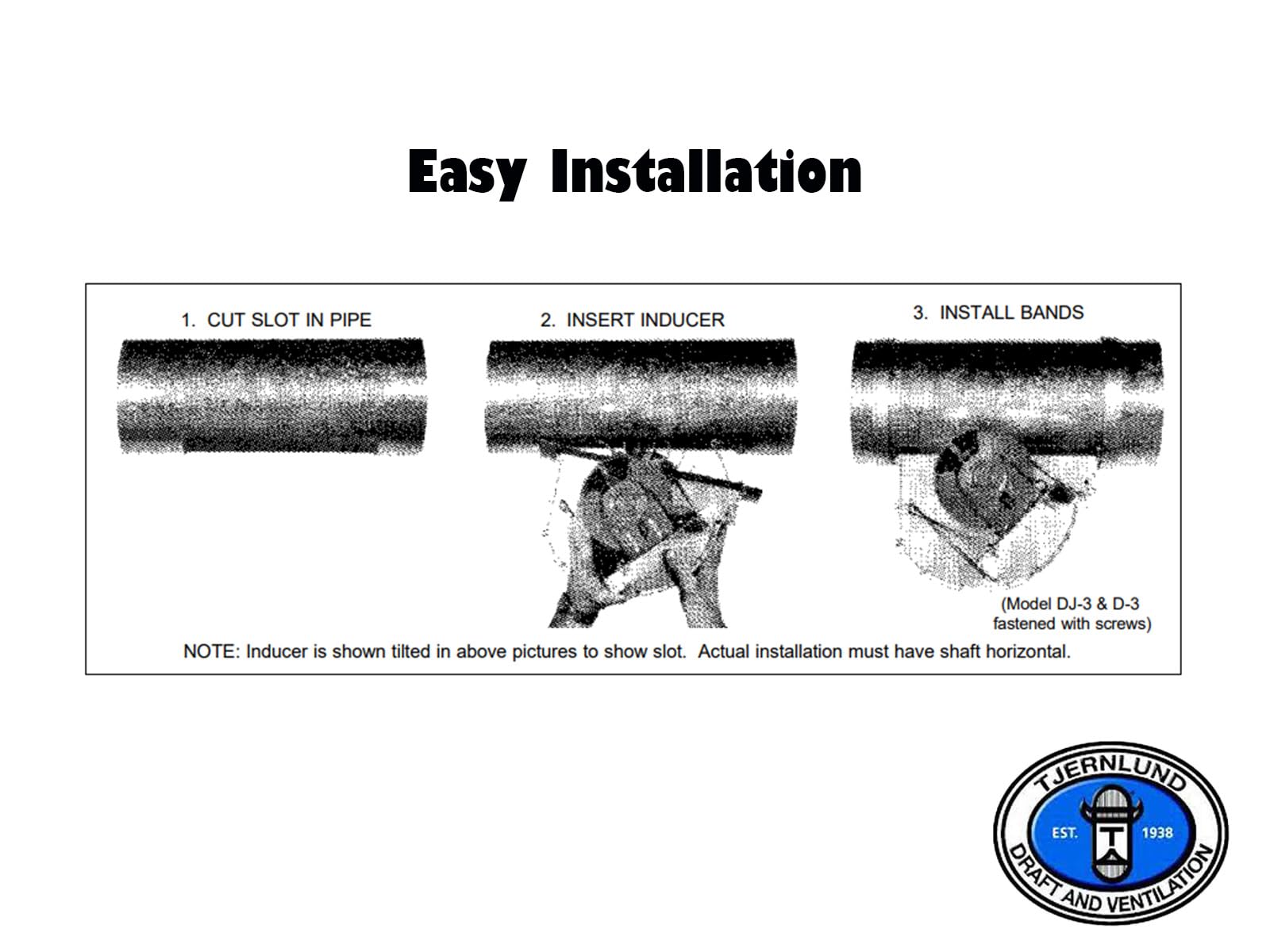 Snapklik.com : D-3 Inline Draft Inducer Fan For Vertical Vent Systems ...