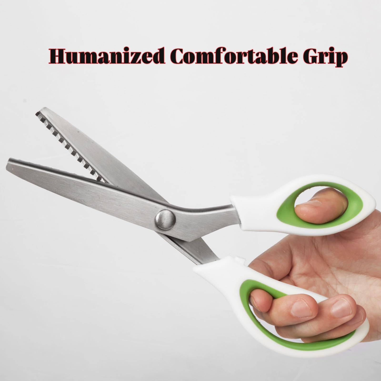 Snapklik.com : Domthent Pinking Shears For Fabric Cutting,9.44 Heavy ...