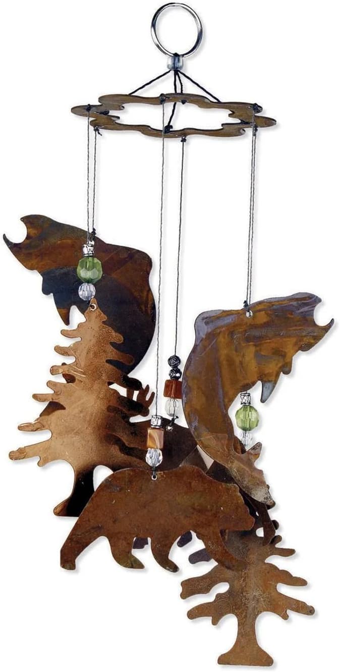 Amazon.com : Sunset Vista Catch Of The Day Cabin Wind Chime, 12-Inch ...