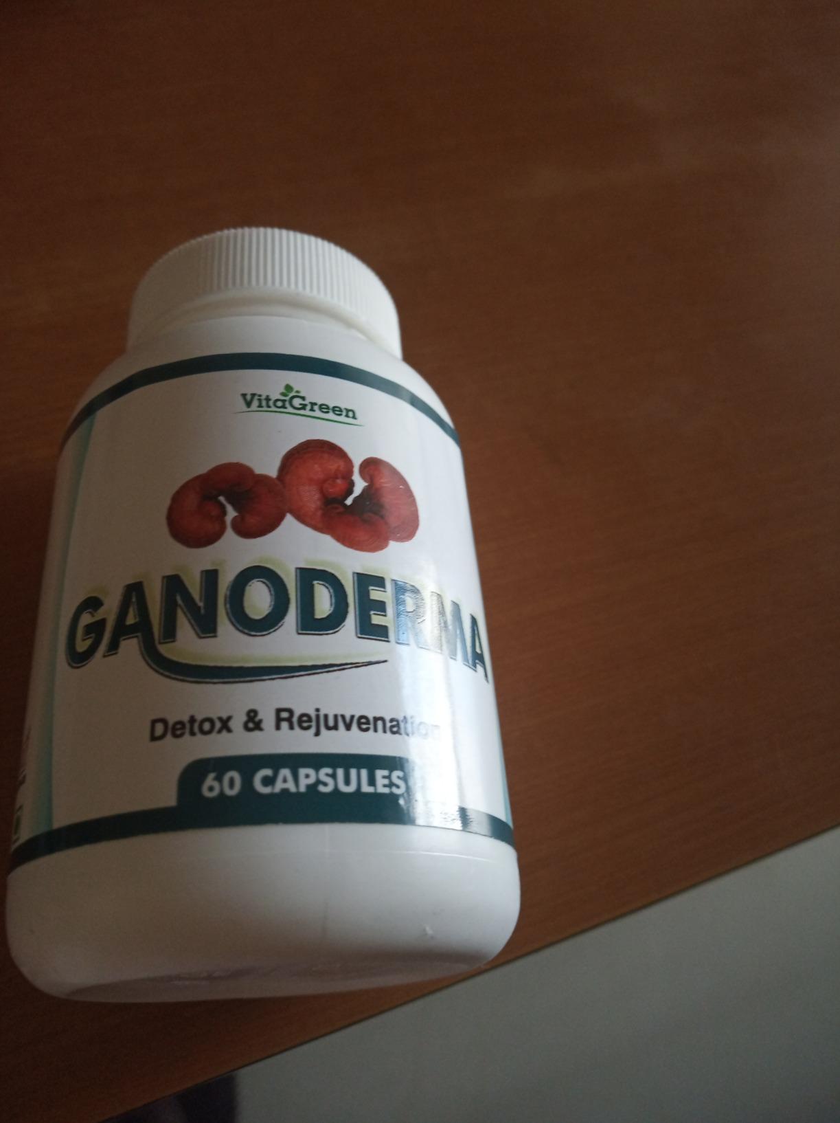 Buy VitaGreen 100% Natural Detox Rejuvenation Ganoderma Capsules(60 ...