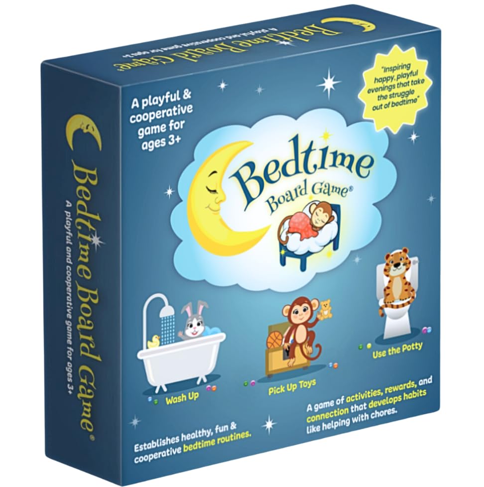 Amazon.com: Bedtime Board Game for Toddlers & Preschoolers Ages 3-6 ...