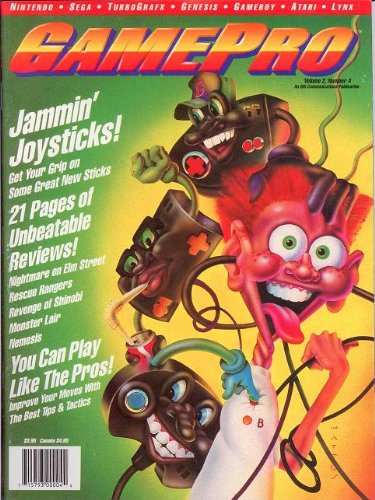 GAMEPRO #4 (April,1990): Charlie T. Aslan, Gary Barth, David Winstead ...