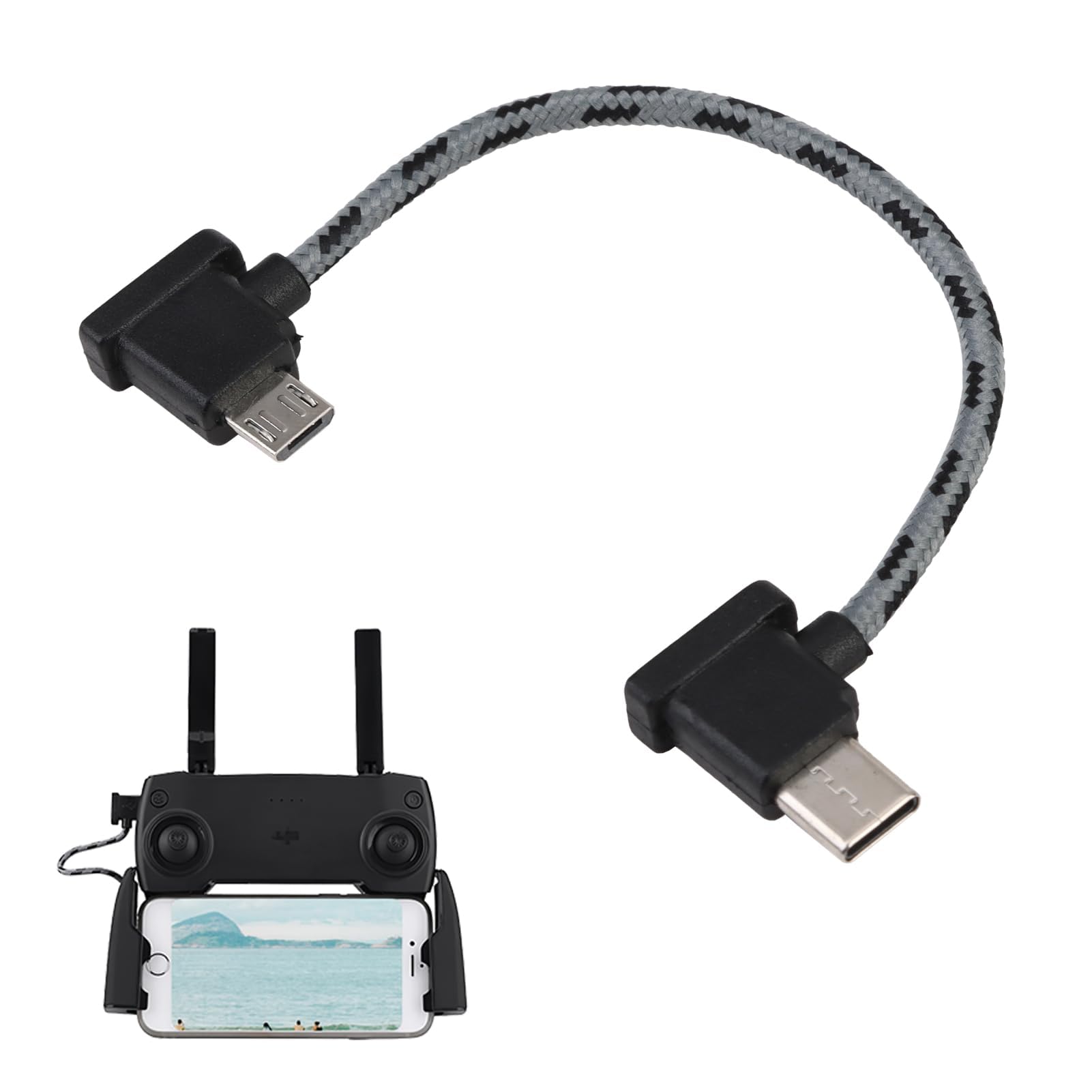 brileze Micro AB To Type C Cable Drone Adapter Remote Controller Data ...