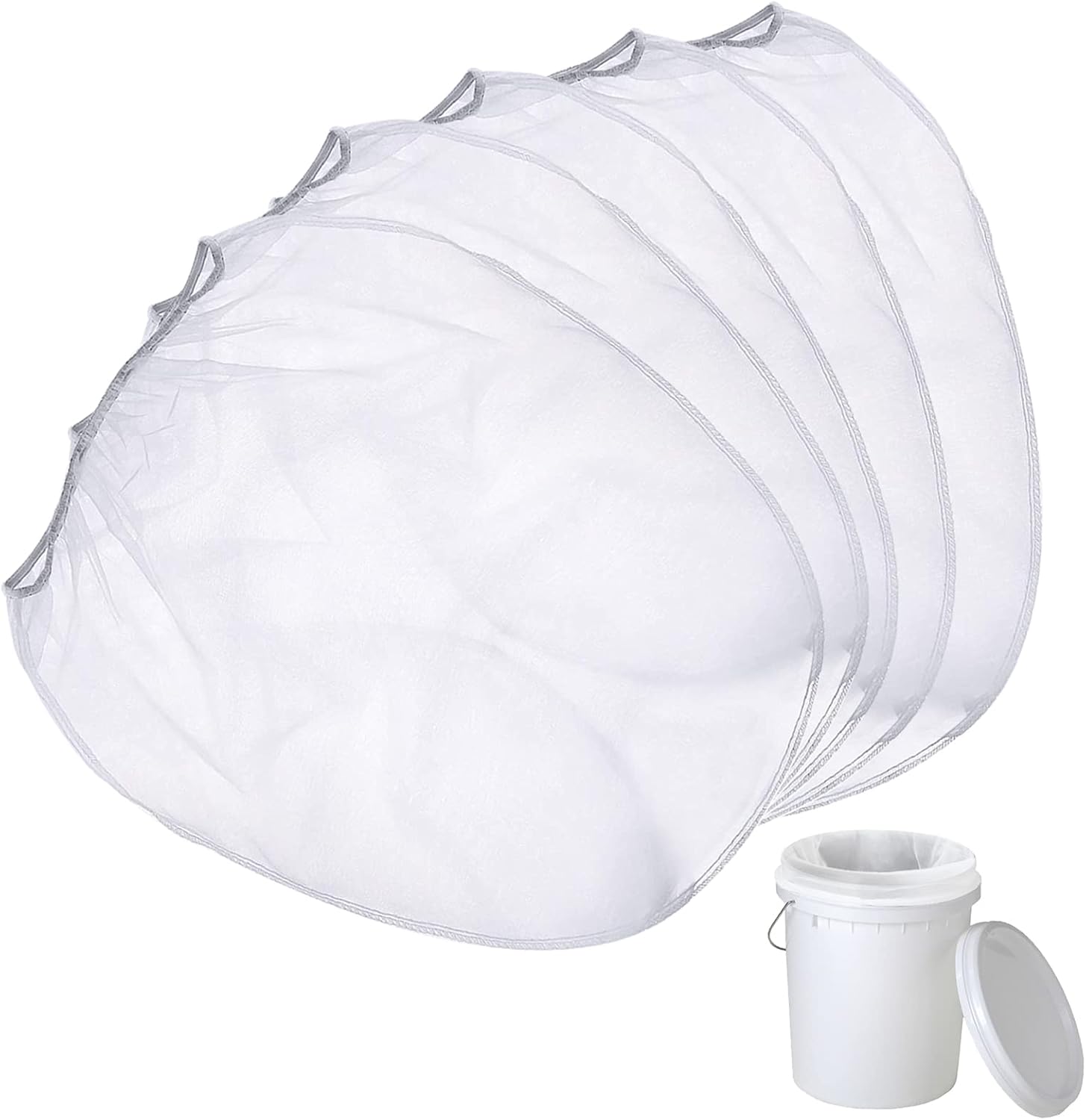 Amazon.com: 10 Pack Paint Strainer Bags Paint Filter Bag 5 Gallon Paint ...