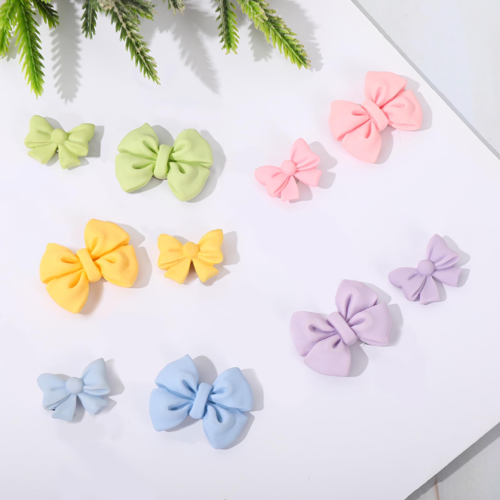Amazon.com: FYSUIMU 10Pcs Pastel Bow Strong Fridge Magnets 2 Size ...