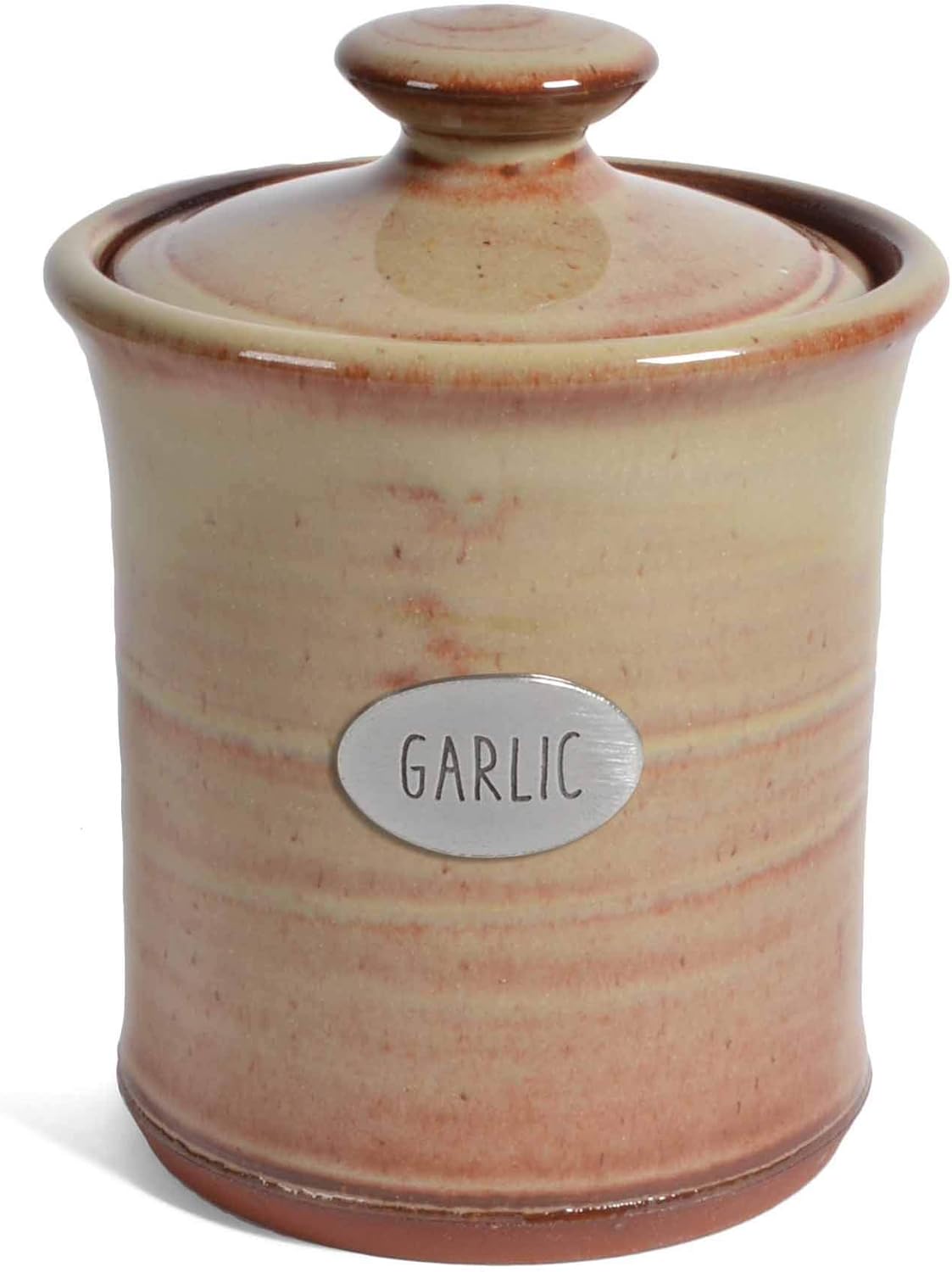 Amazon.com: Oregon Stoneware Studio Garlic Keeper, Handmade American ...