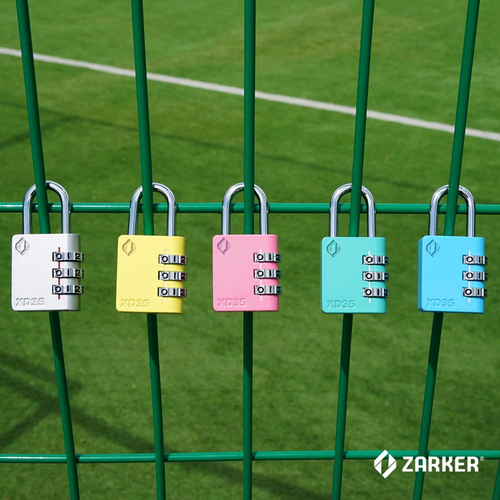 Snapklik.com : Zarker XD35 Combination Lock, 3-Digit Padlock For School ...