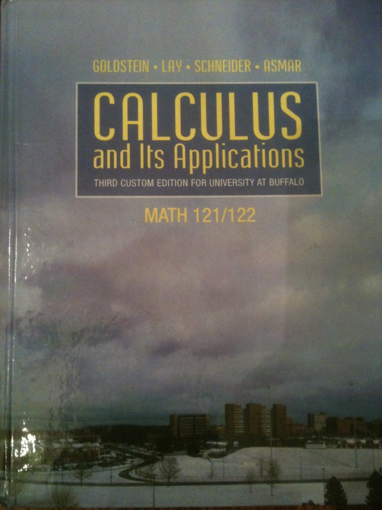 Calculus and Its Applications (Third Custom Edition for University At ...