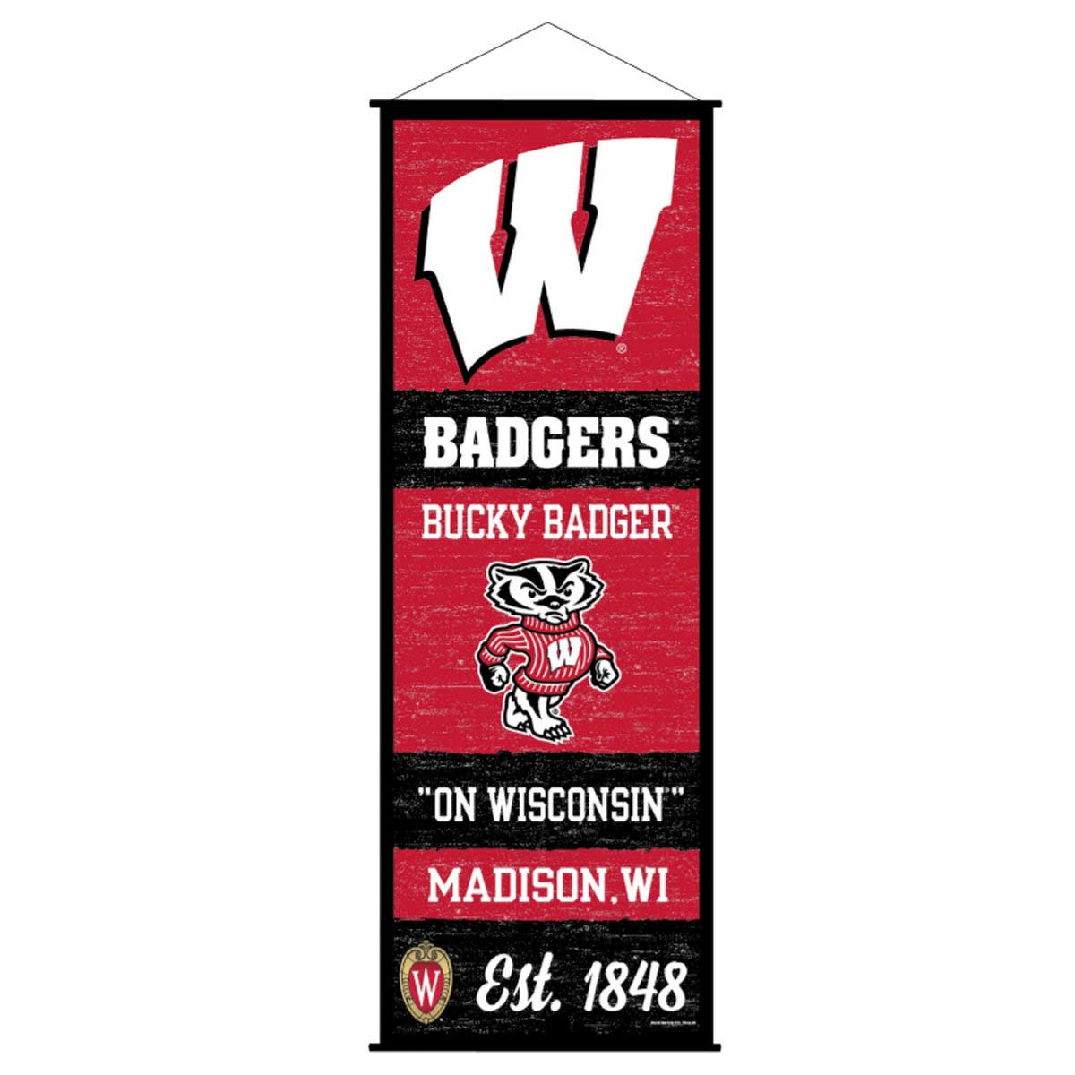 Amazon.com : Wisconsin Badgers Banner and Scroll Sign : Sports & Outdoors