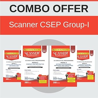 Amazon.in: Buy CS Executive Group 1 Combo | Scanner | Applicable for ...
