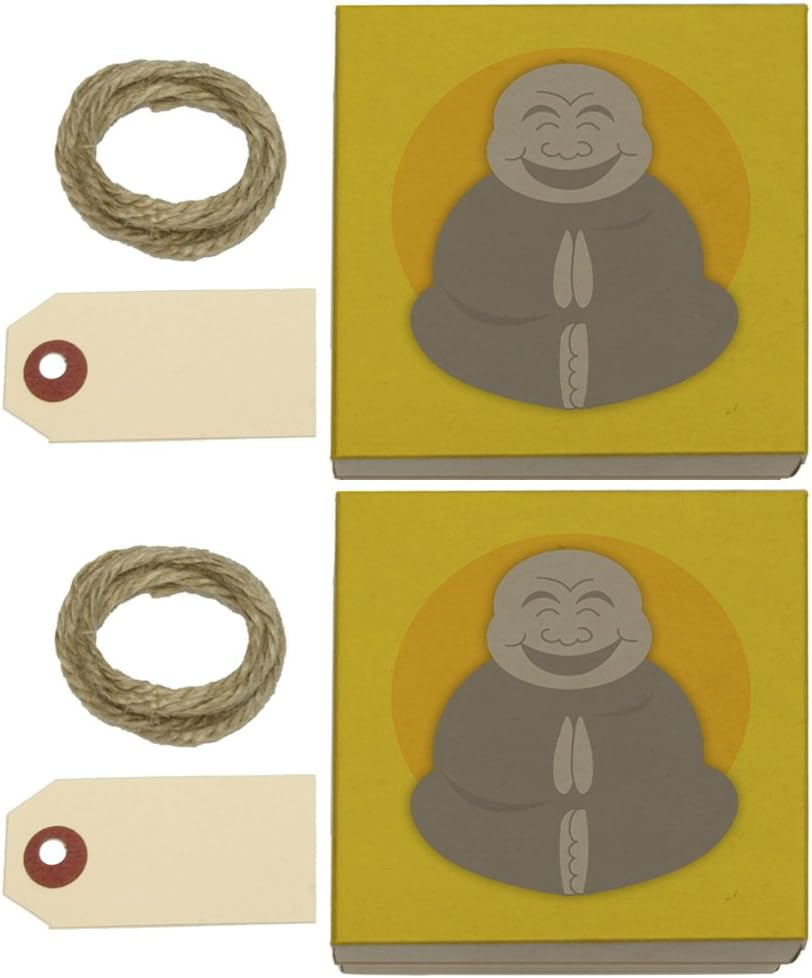 Amazon.com: Oh My Buddha Happy Fat Buddha Yellow Kraft Gift Boxes Set ...
