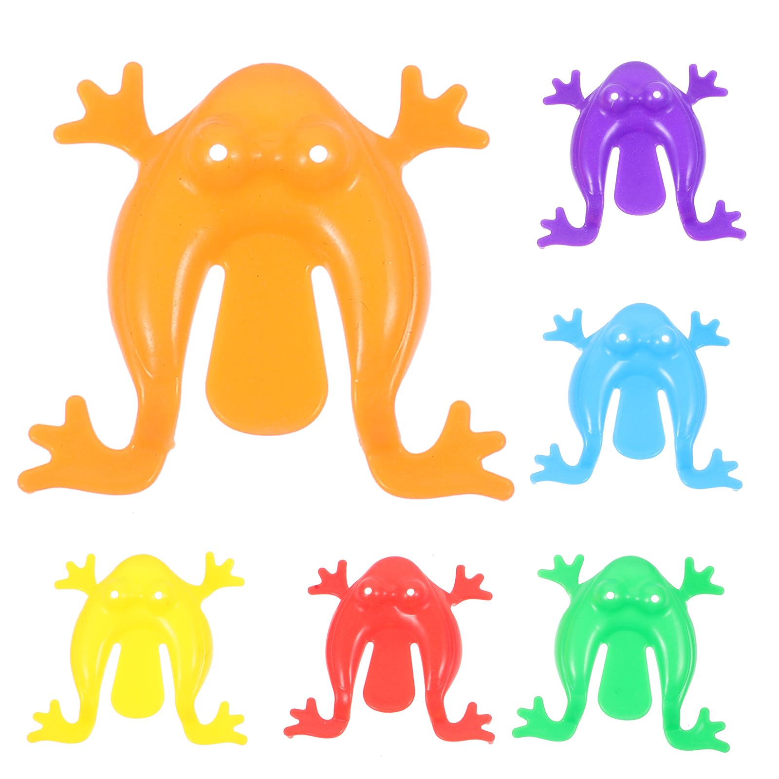 Amazon.com: TOYANDONA 24Pcs Jumping Frog Toy Plastic Jumping Leap Frog ...