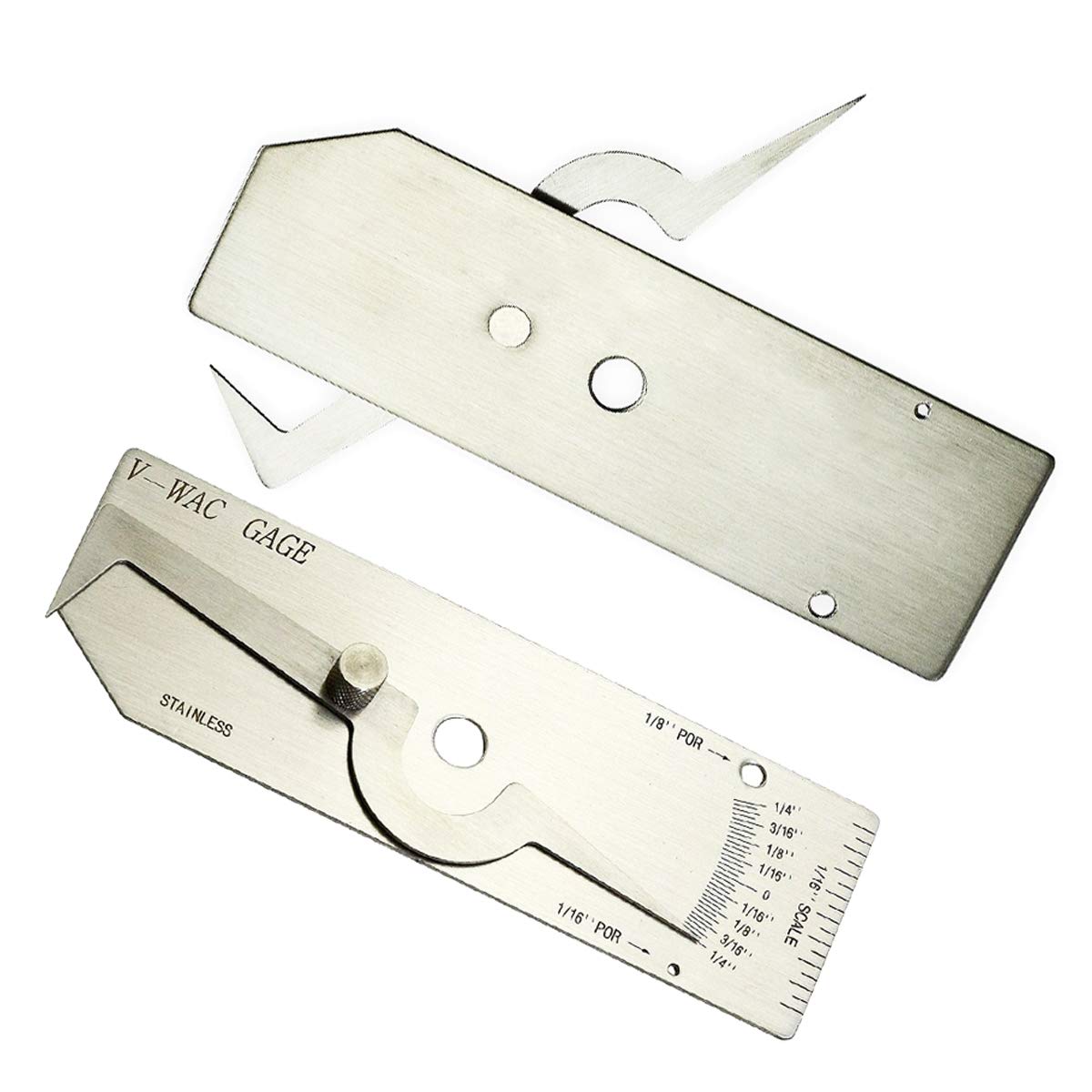 Carkio V-WAC Gage Biting Edge Stainless Steel Welding Gauge + 7 Piece ...