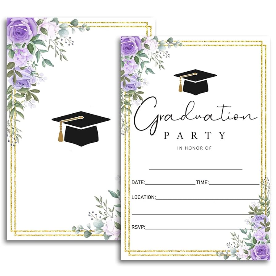 Graduation Invitations 2024 Templates