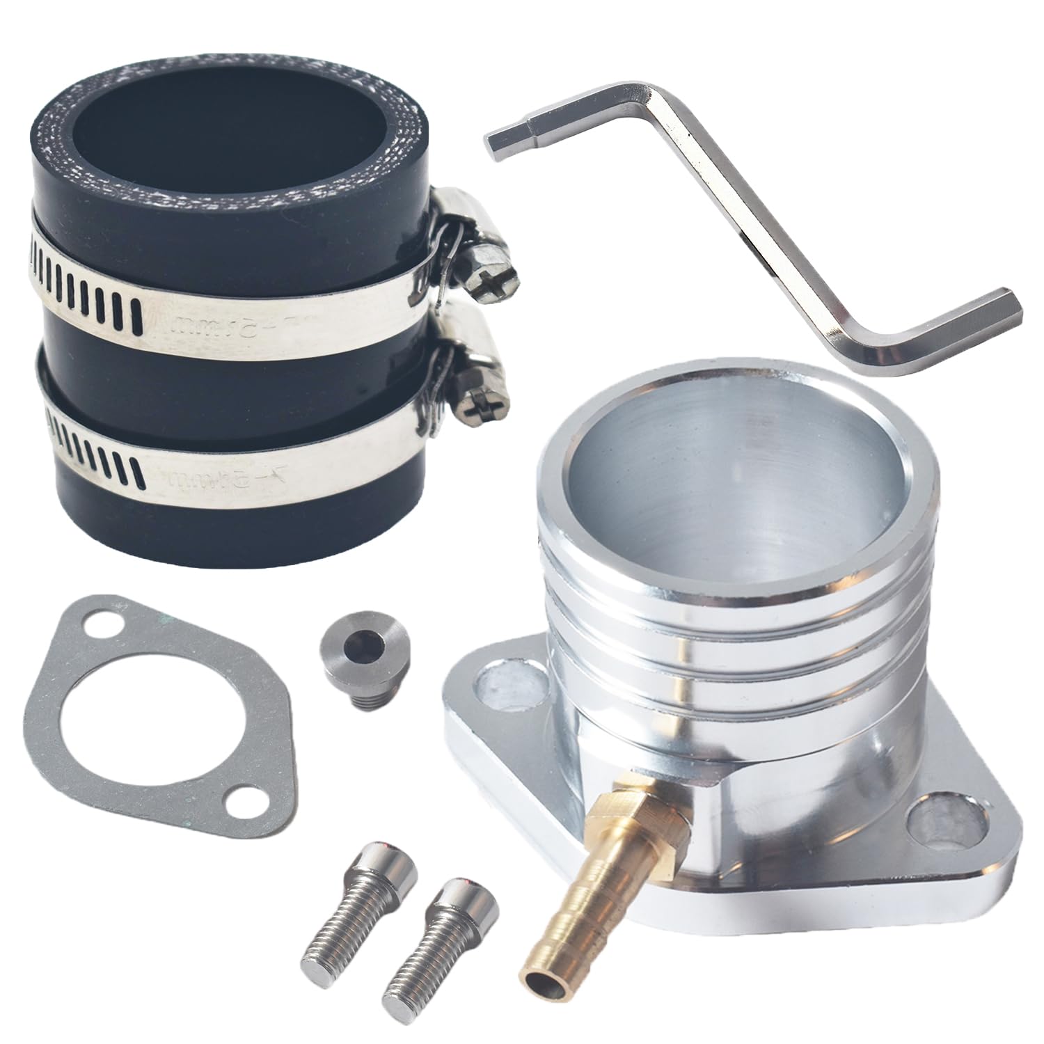 Snapklik.com : Racing Intake Pipe Inlet Manifold Adapter Kit For ...