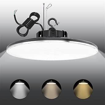 NUOGUAN UFO LED High Bay Light 240W 200W 150W Adjustable, 3000K 4000K 5000K Adjustable, UL DLC ...