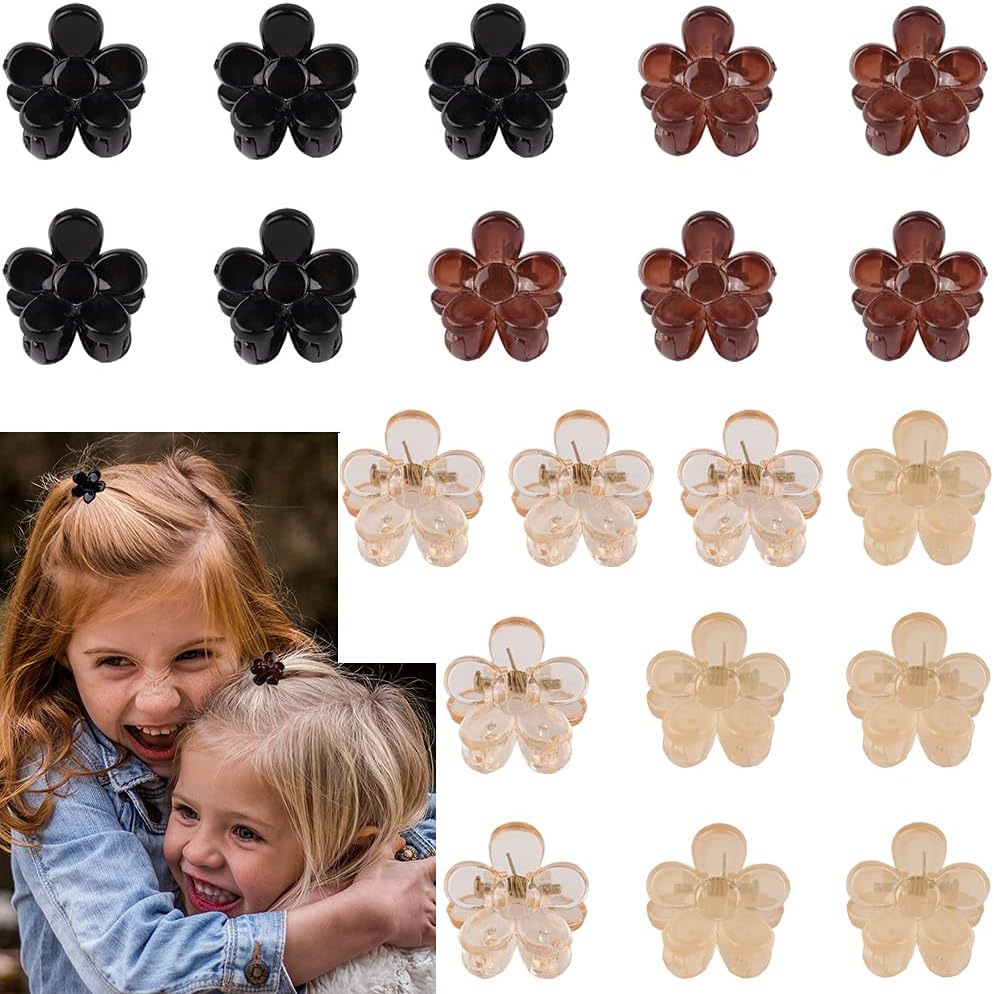 Amazon.com : 48PCS Small Hair Clips for Women, Plastic Mini Hair Claw ...