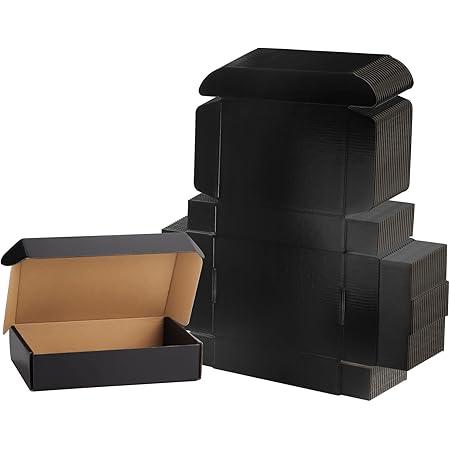 HORLIMER 20 Pack Shipping Boxes, 23x15.5x5cm (9x6x2 inches) Corrugated ...