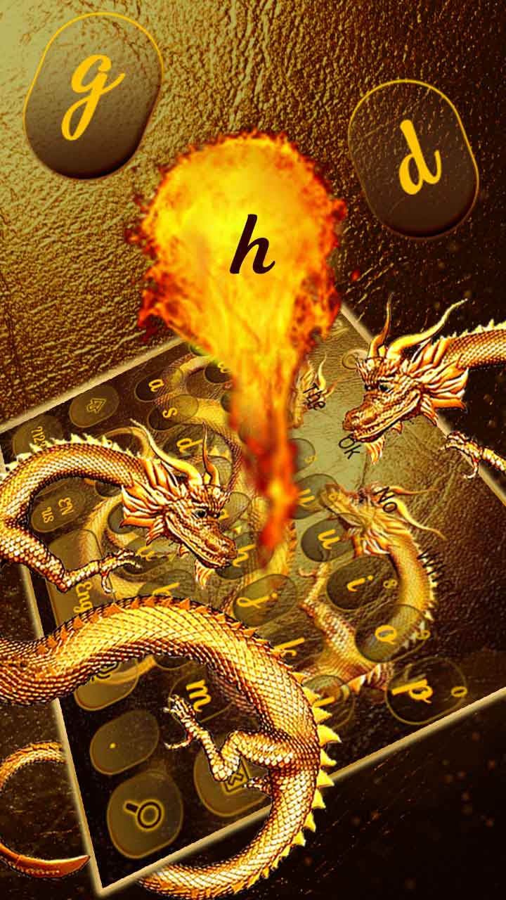 Golden Dragon Keyboard Theme - App on Amazon Appstore