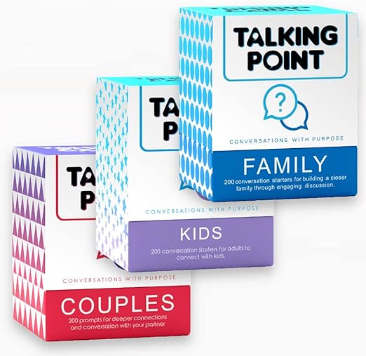Amazon.com: TALKING POINT CARDS Family Talk Bundle (Kids): 600 Thought ...
